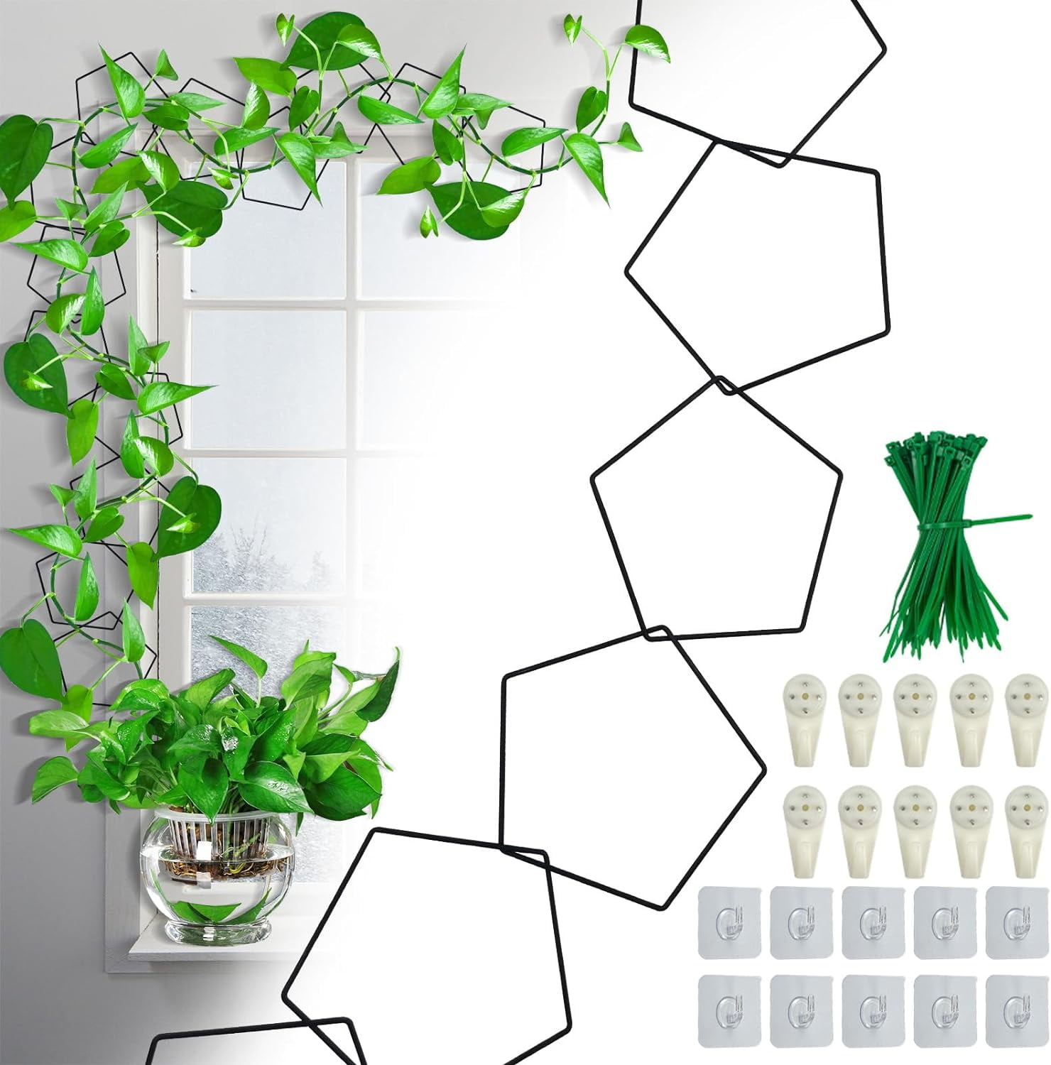 Trellis for Climbing Plants, Chain Trellis for Climbing Plants Indoor ...