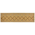 Trellis Design Printed Slip Resistant Rubber Back Latex Runner Rug and ...