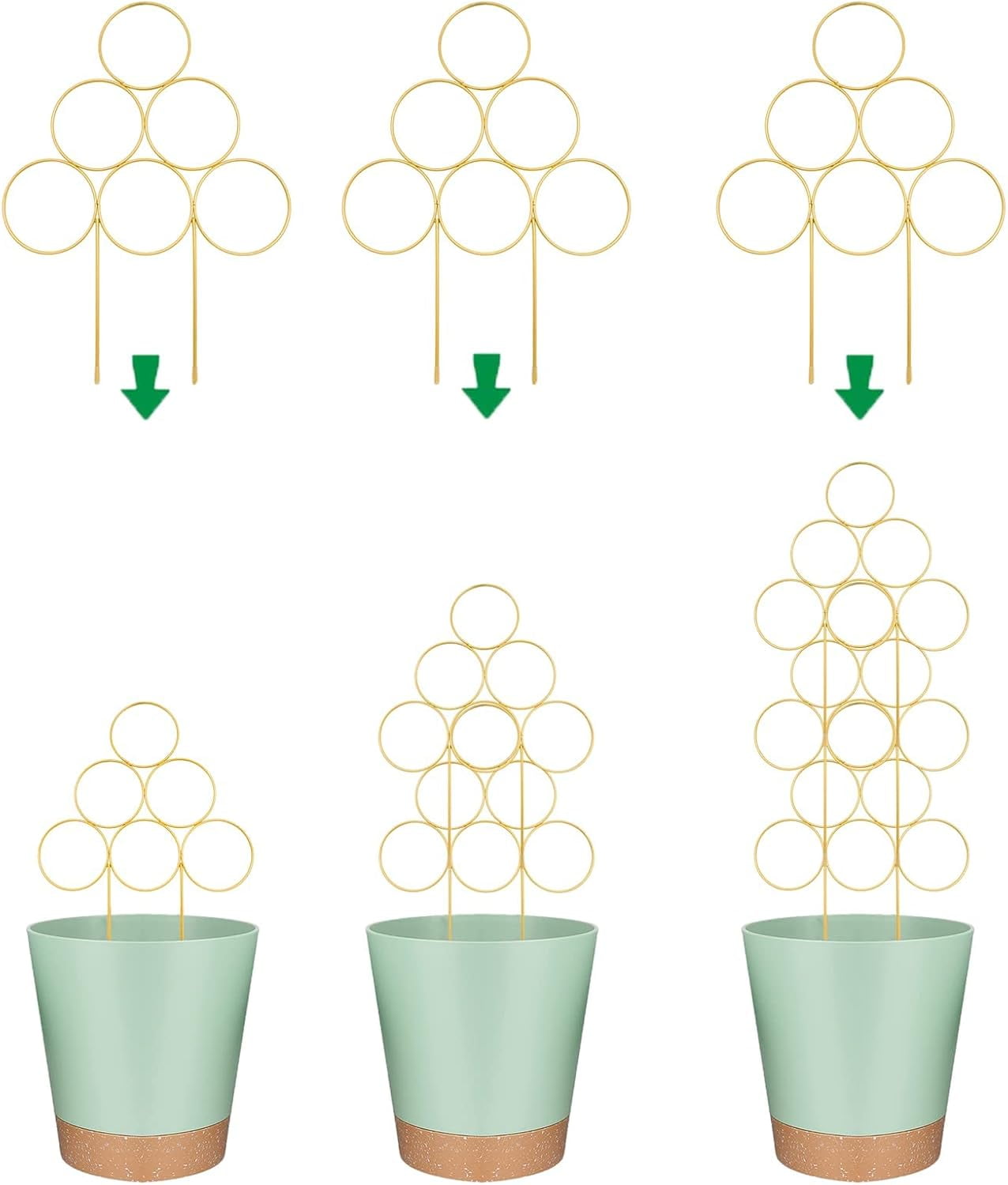 Trellis for Potted Plant Trellis Indoor, Stackable Indoor Trellis for ...