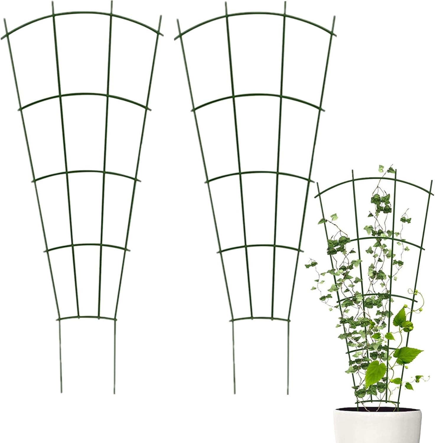 Trellis for Potted 15.7'' Metal Garden Trellis for Climbing for ...
