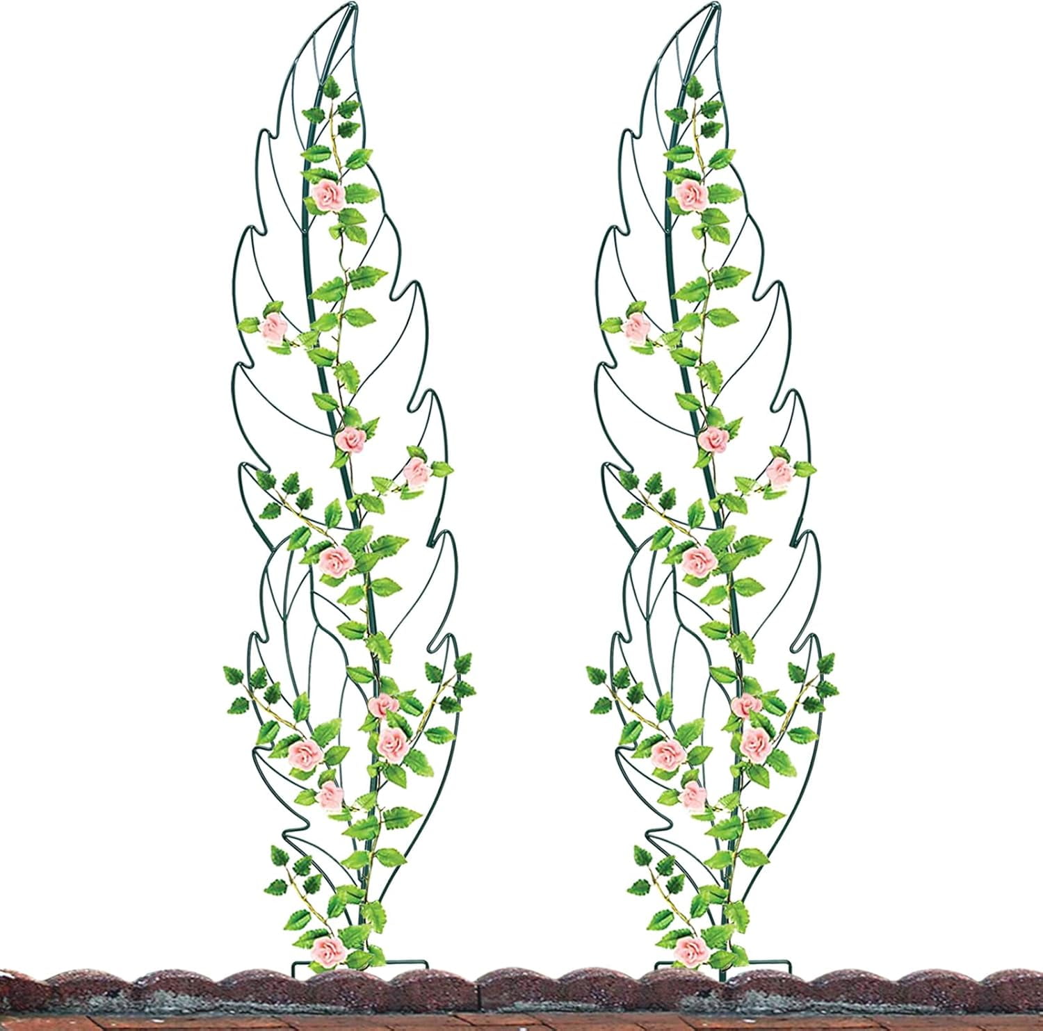 Trellis for Potted Plants, Hokfirm,Green Bean Trellis, Plant Supports ...