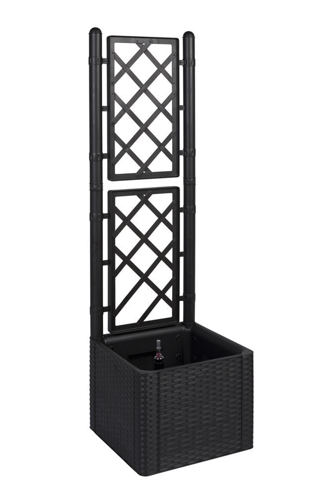 Trellis, trellis with planter box in rattan design made of robust ...