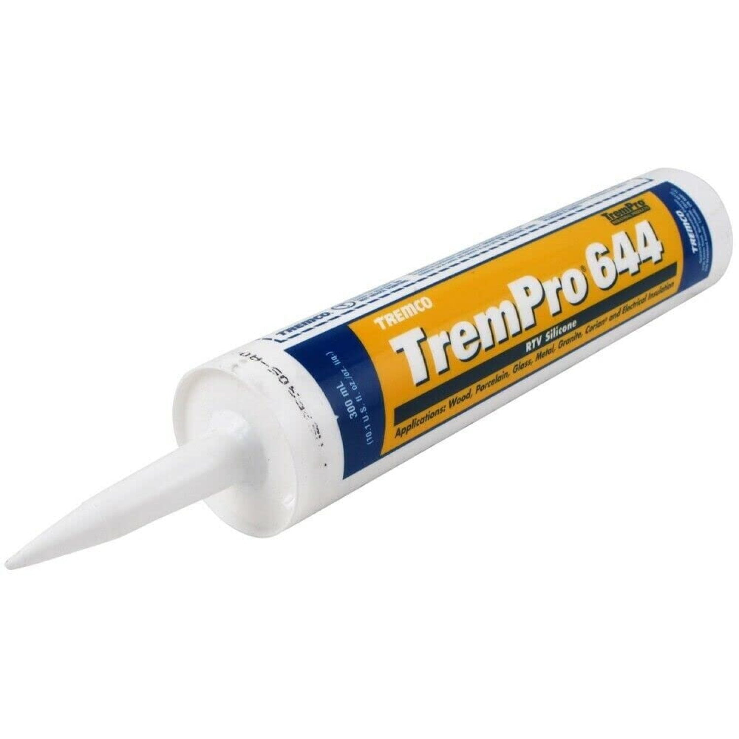 TremPro 644 RV Silicone - White - Black - Clear - Aluminum - 300ML ...