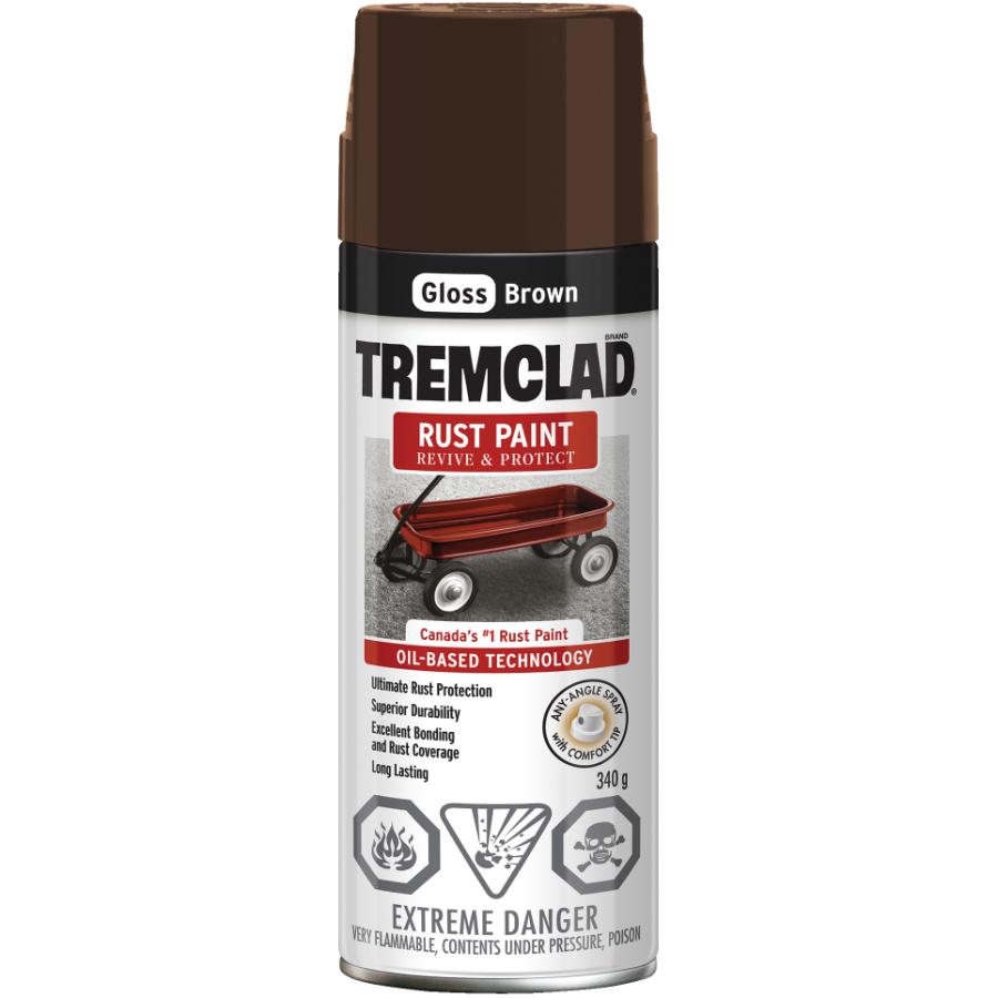 Tremclad Rust Paint in Brown, 340g (27095B522) - Walmart.com