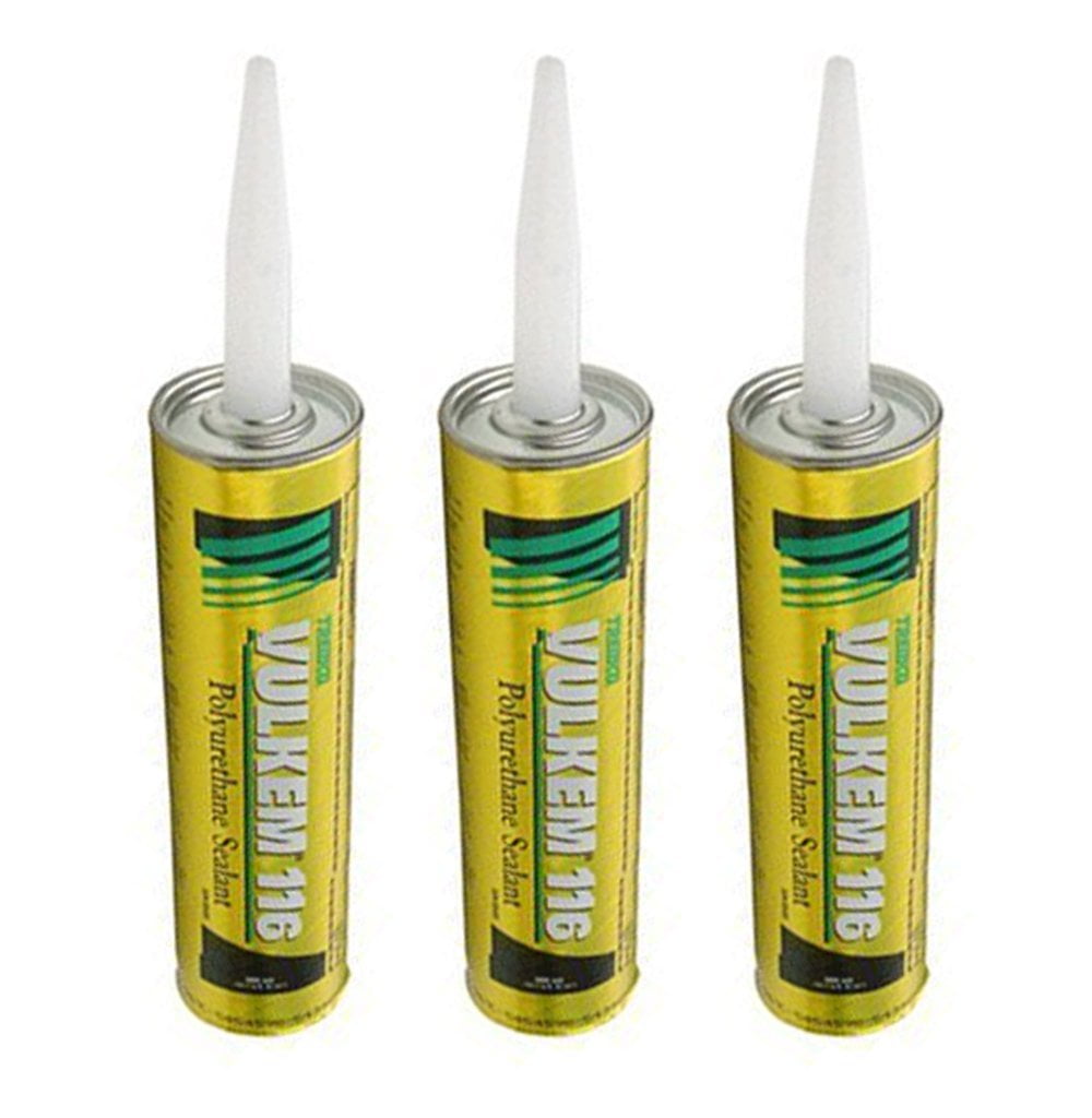 Tremco 116 Vulkem Polyurethane High-Performance Sealant, Buff Case of 3 ...