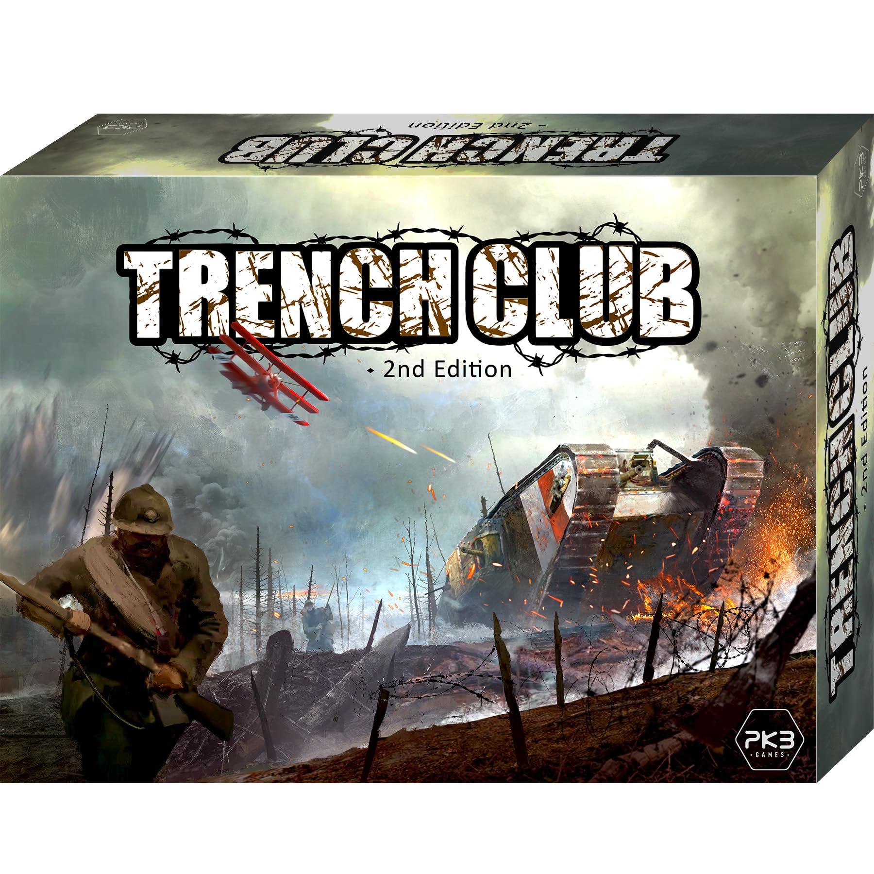 Trench Club, WWI War Miniatures Strategy Board Game, Ages 14+, 1-4 ...