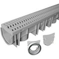 Trench & Driveway Channel Drain with Grate - Walmart.com