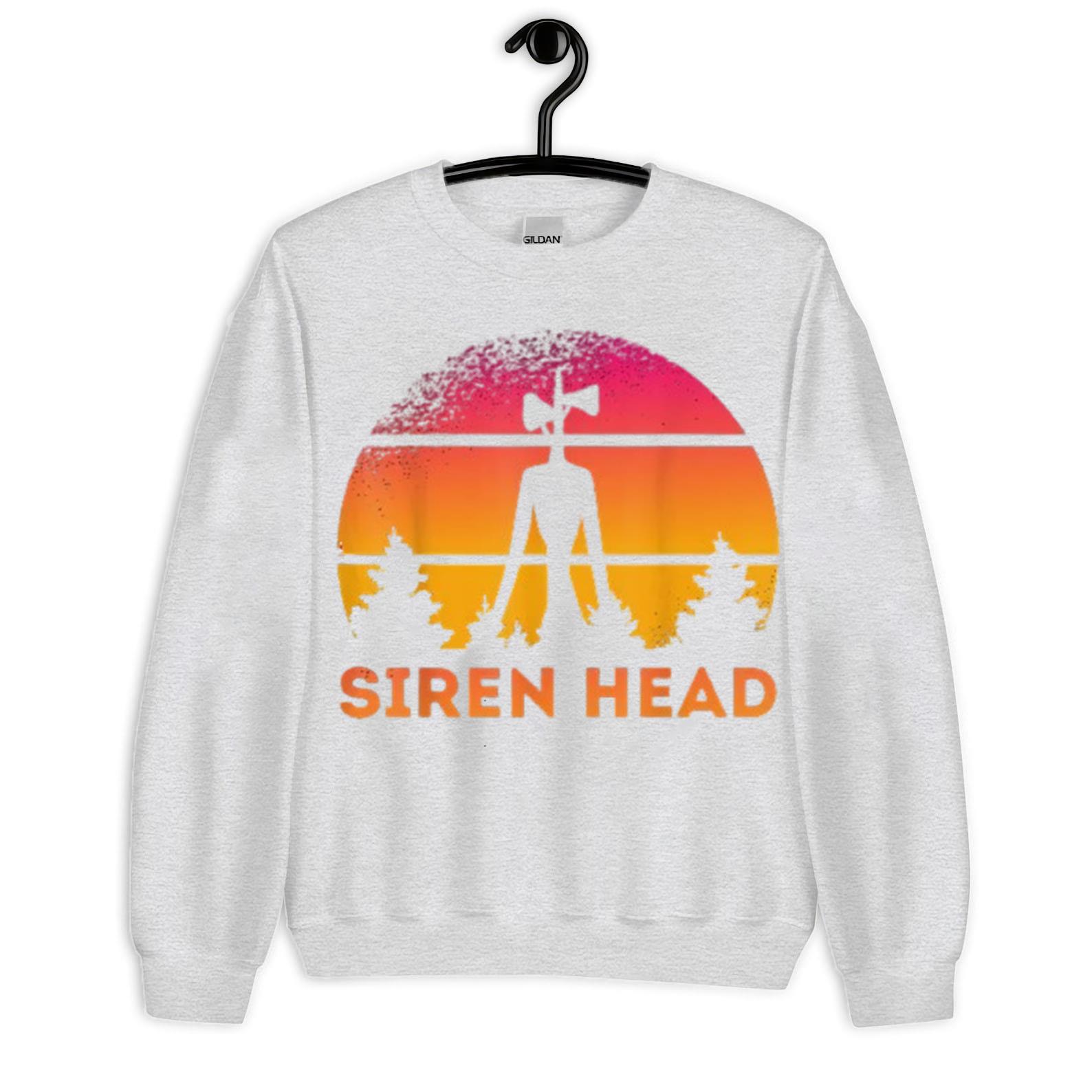 Trend 2025 Siren Head Costume Boys Funny Dabbing Scarry Monster T shirt ...