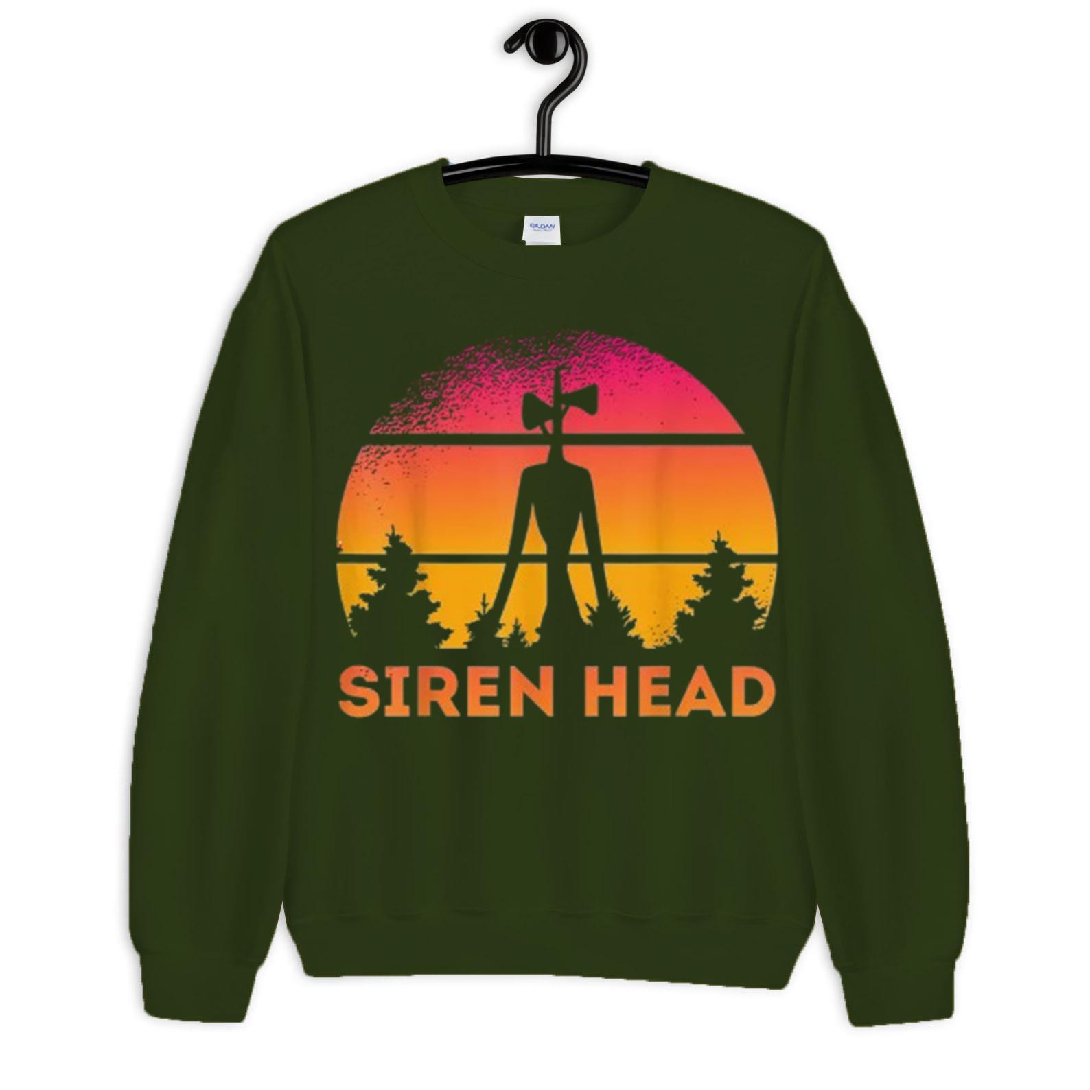 Trend 2025 Siren Head Costume Boys Funny Dabbing Scarry Monster T shirt ...