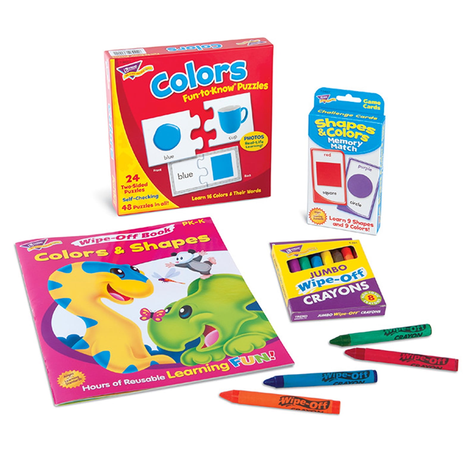 Trend® Colors & Shapes Learning Fun Pack - Walmart.com