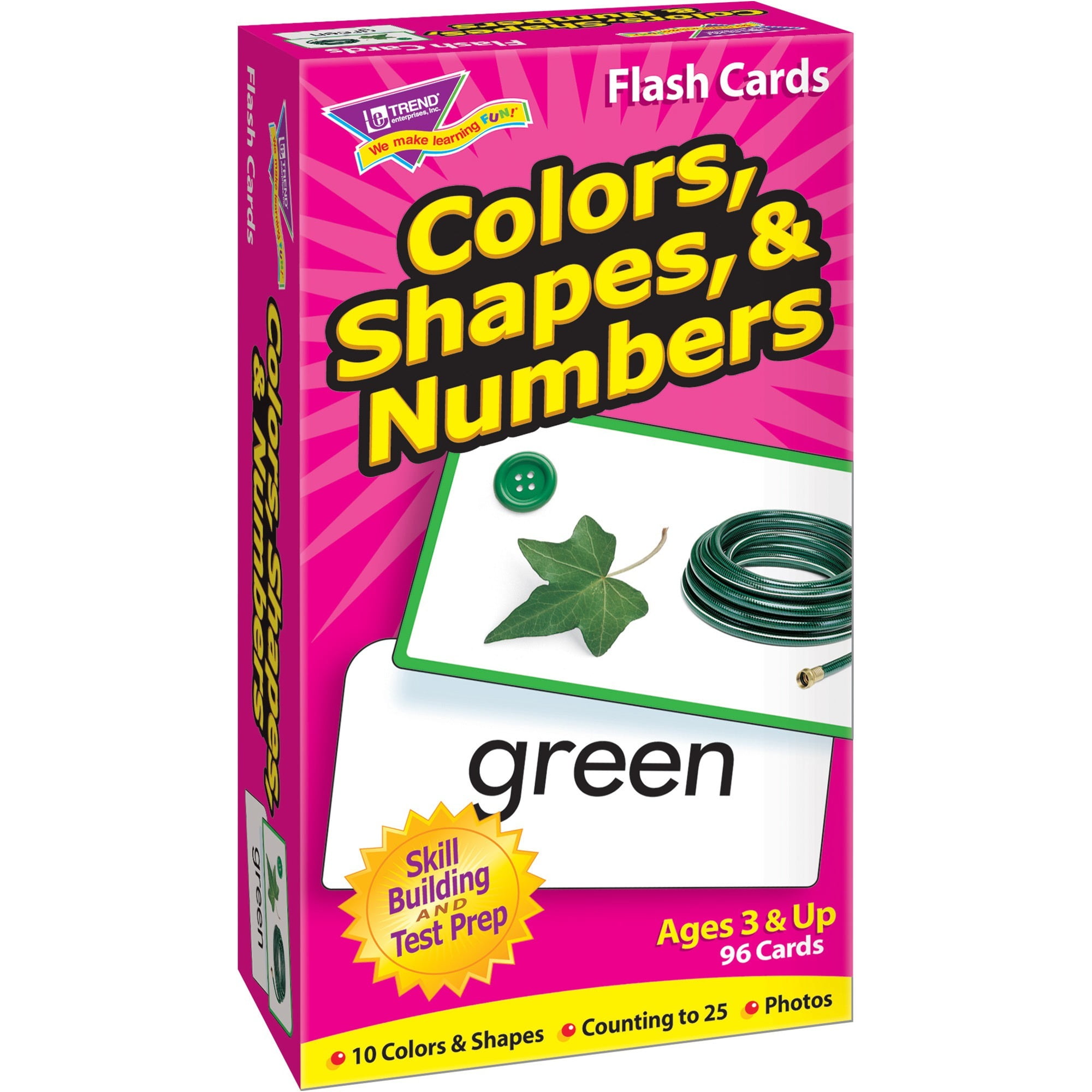 Trend Colors, Shapes, & Numbers Skill Drill Flash Cards - Walmart.com