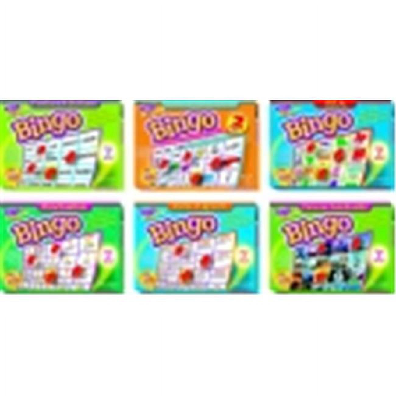 Trend Enterprises 1322095 Game Bingo Pack Intermediate Basics Set Of 6 ...