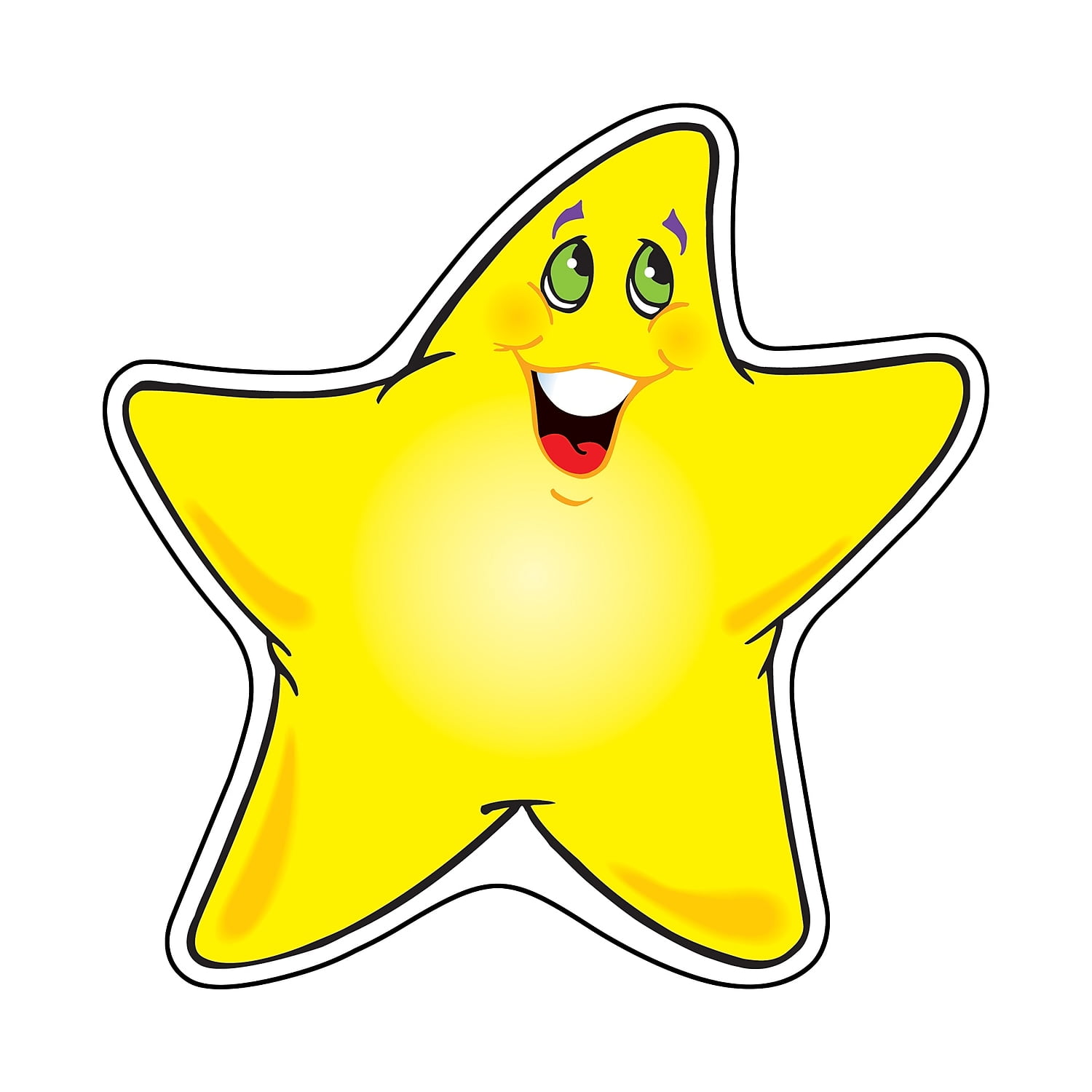 Trend Enterprises 5 1/2" Classic Accents Shining Stars 36/Pack T-10007 ...
