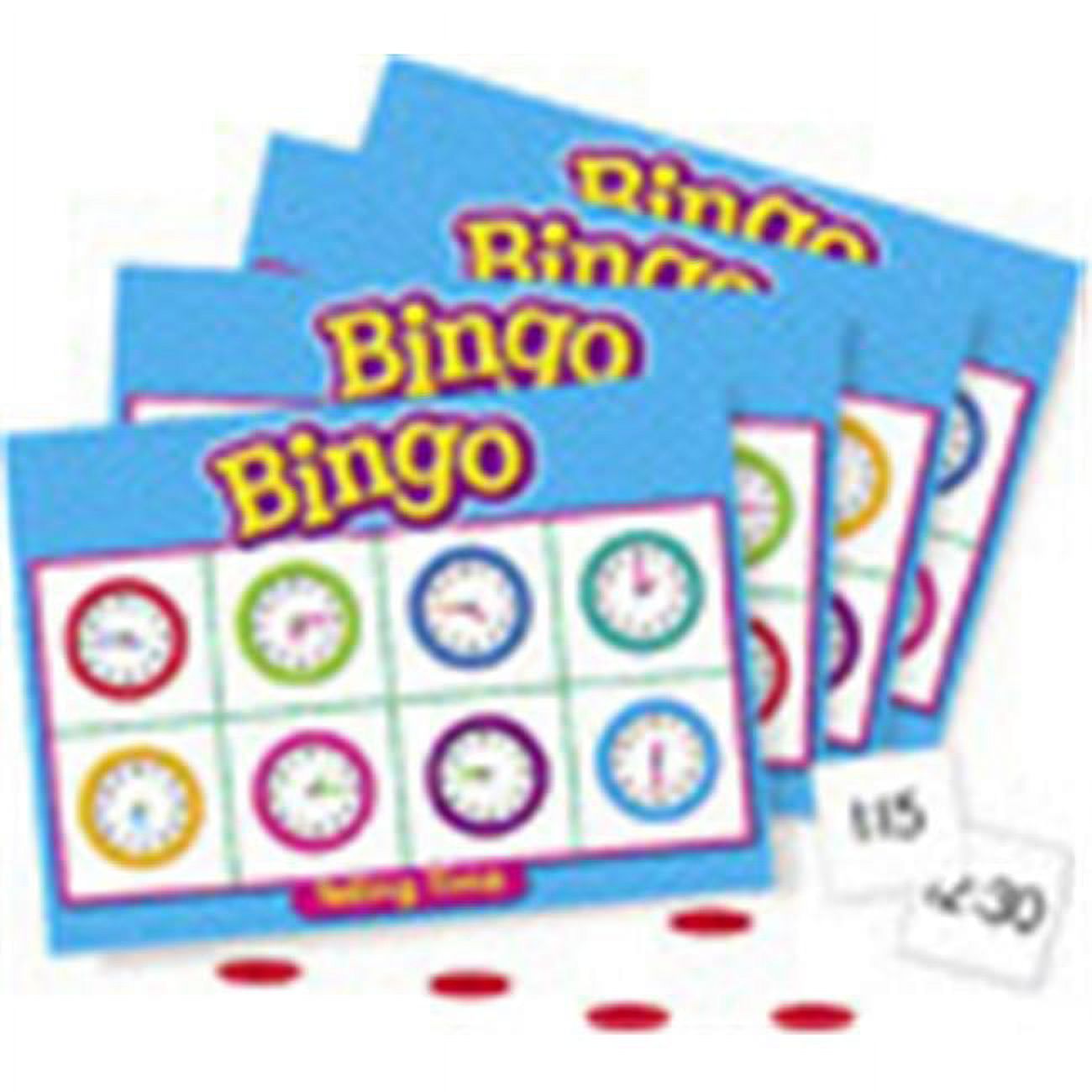 Trend Enterprises Bingo Telling Time-Ages 6 And Up - Multi-color ...