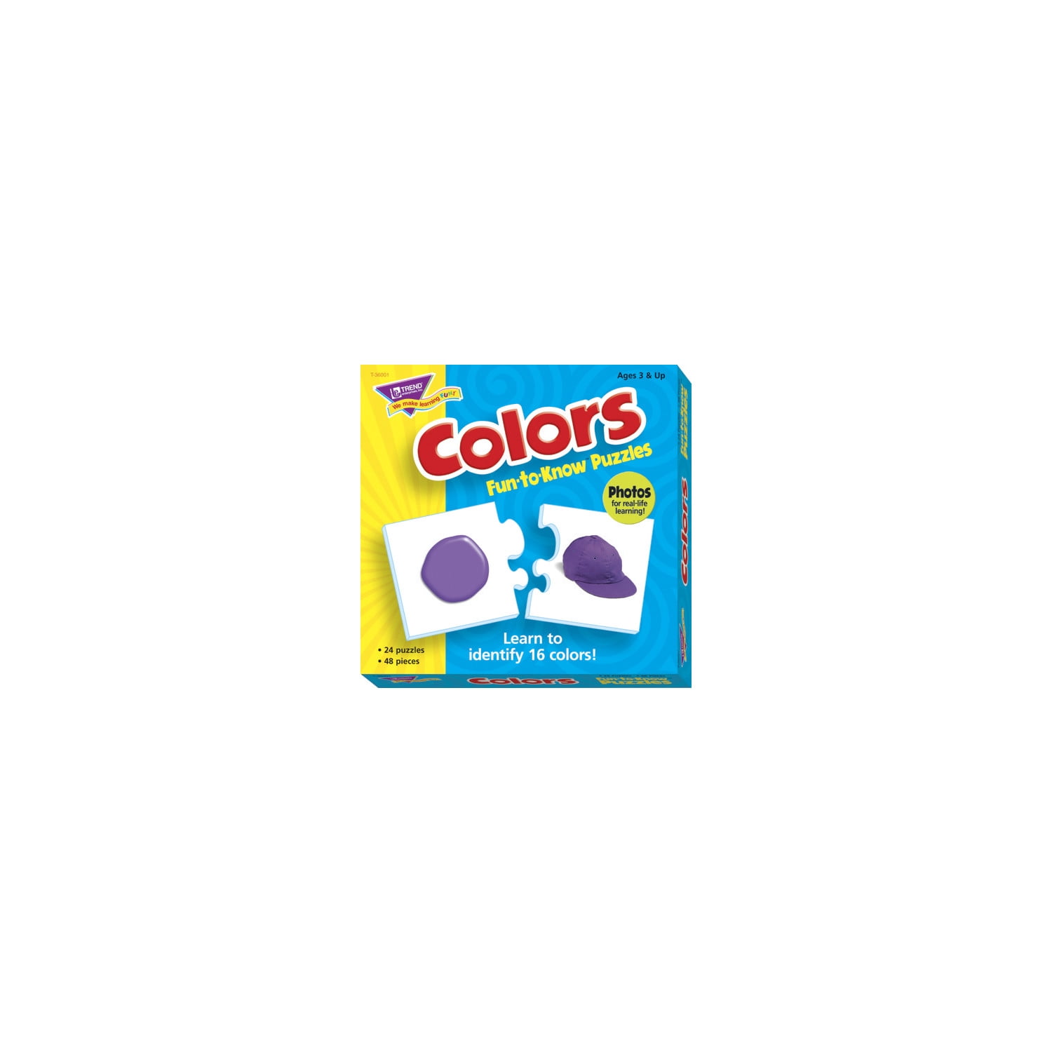 TREND Jigsaw Puzzles for Preschoolers to Learn Colors & Matching ...