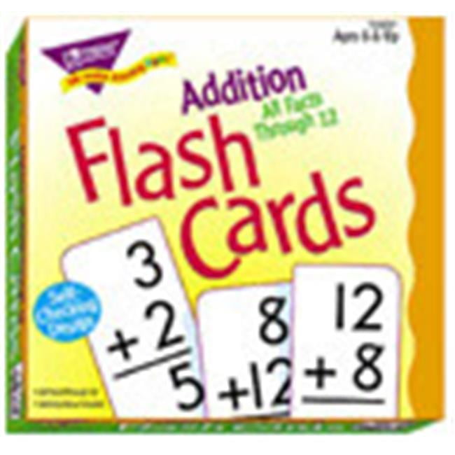 Trend Enterprises Flash Cards All Facts Addition 0-12-169/Box - Walmart.com