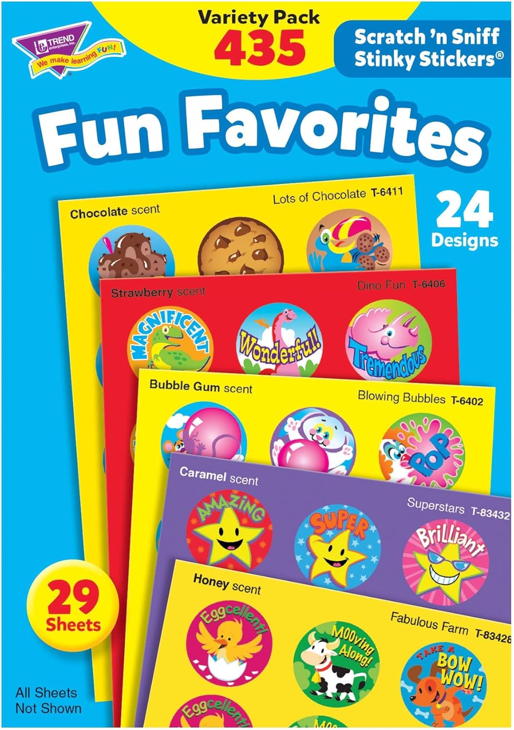 Trend Enterprises: Fun Favorites, Scented Scratch 'N Sniff Stinky ...