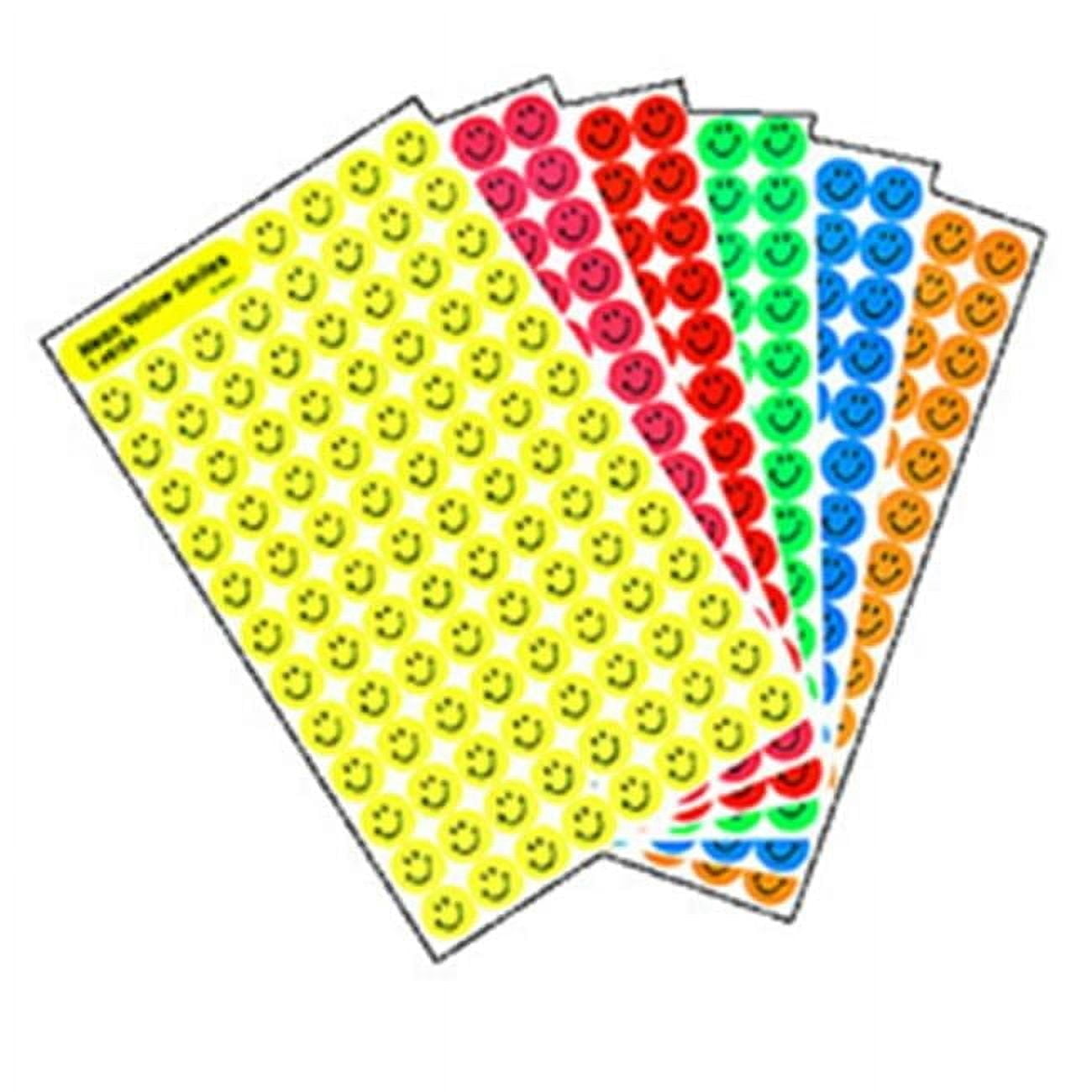 Trend Enterprises Inc. Superspots Stickers Neon Smiles 2500 Pack ...
