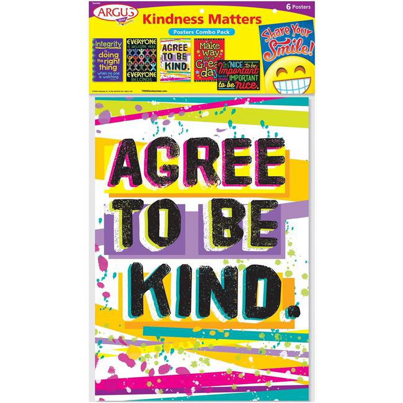 Trend Enterprises Kindness Matters ARGUS Posters Combo Pack - Multi ...