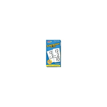 BAZIC Subtraction Flash Cards, Numbers Math Flashcards (36/Pack), 1 ...