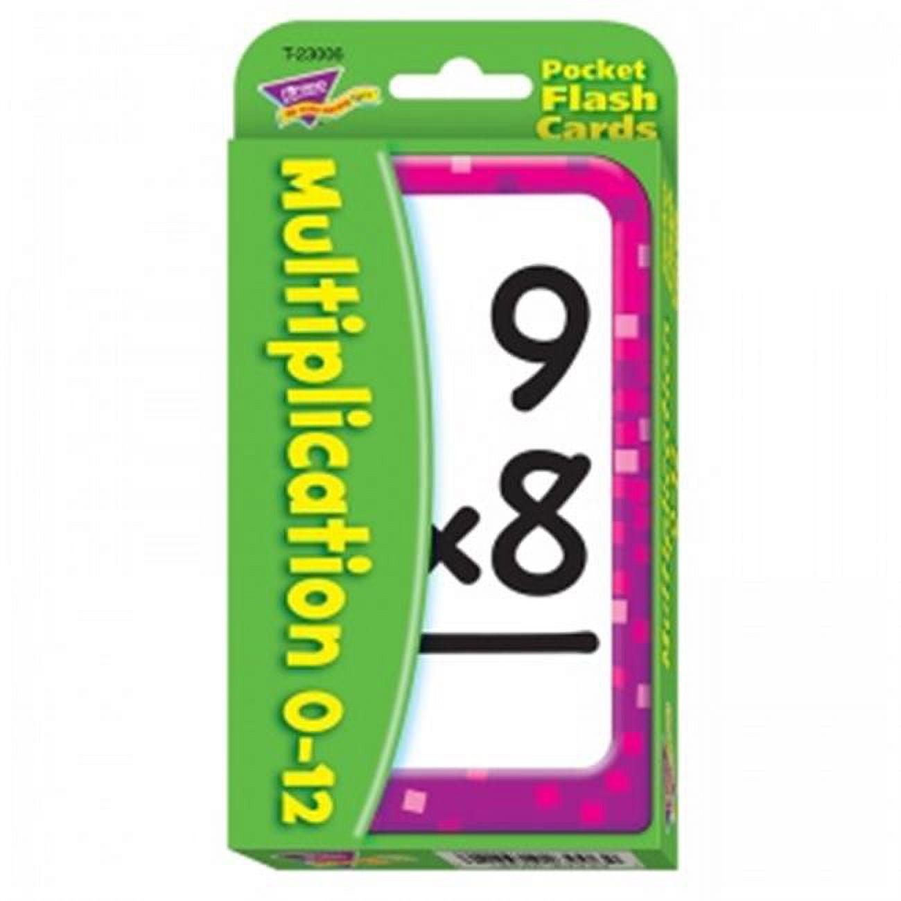 Trend Enterprises T-23006BN Pocket Flash Cards 3 x 5 Multiplicat 2 ...