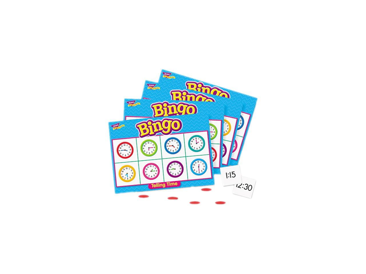 Trend Enterprises Telling Time Bingo Game - Walmart.com