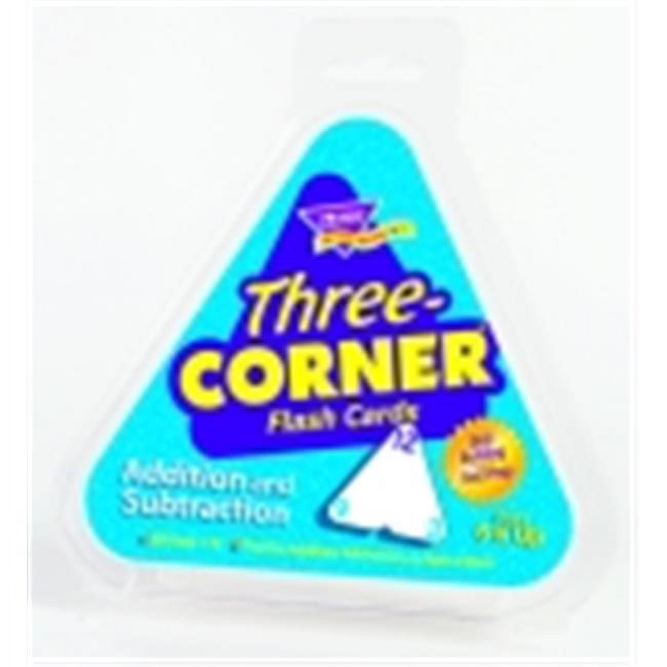 Trend Enterprises Three Corner Addition And Subtraction Double Sided ...
