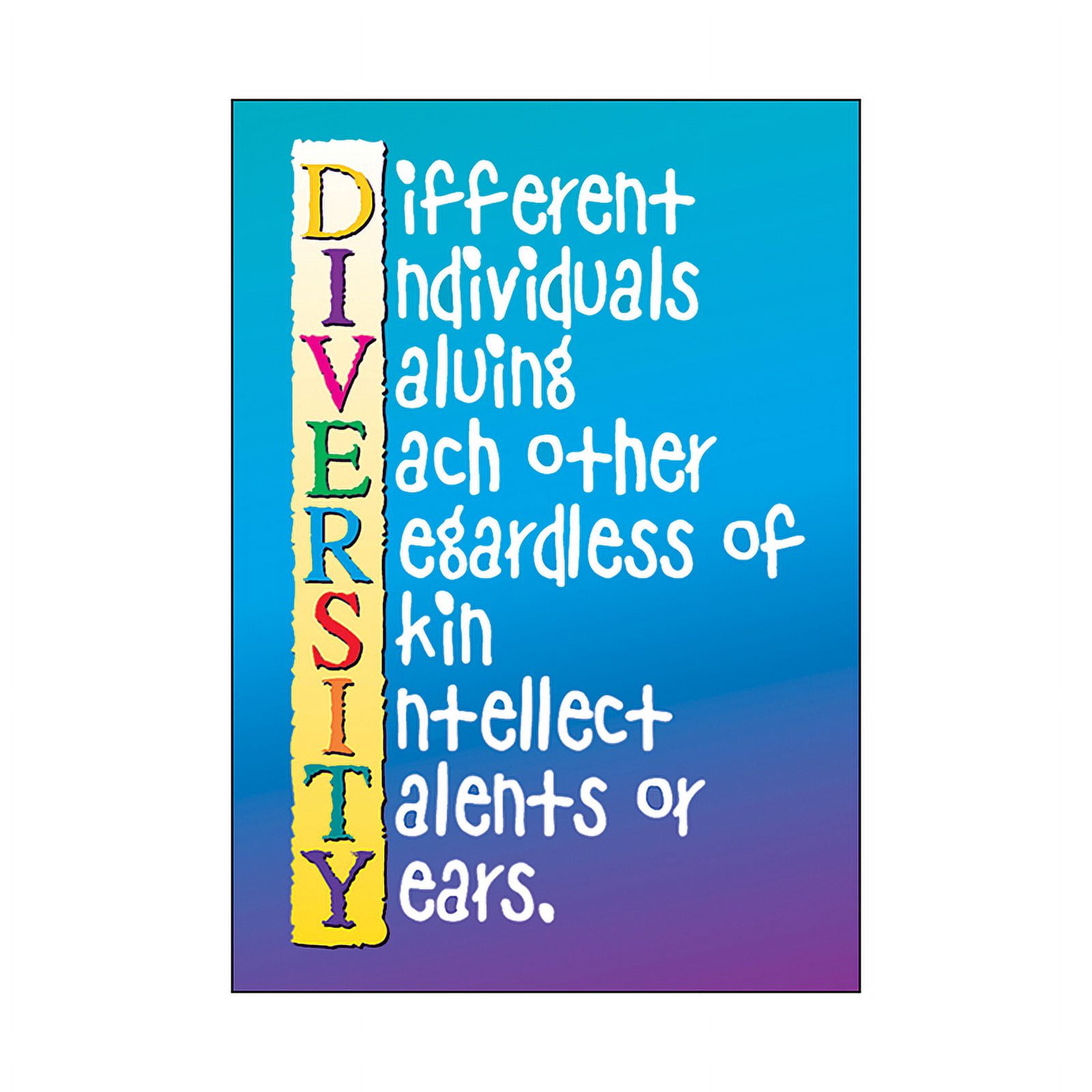 Trend Enterprises Trend Educational Classroom Posters Diversity T ...