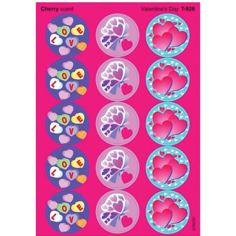 Trend Enterprises Trend Valentine's Day - Cherry Stinky Stickers Large ...