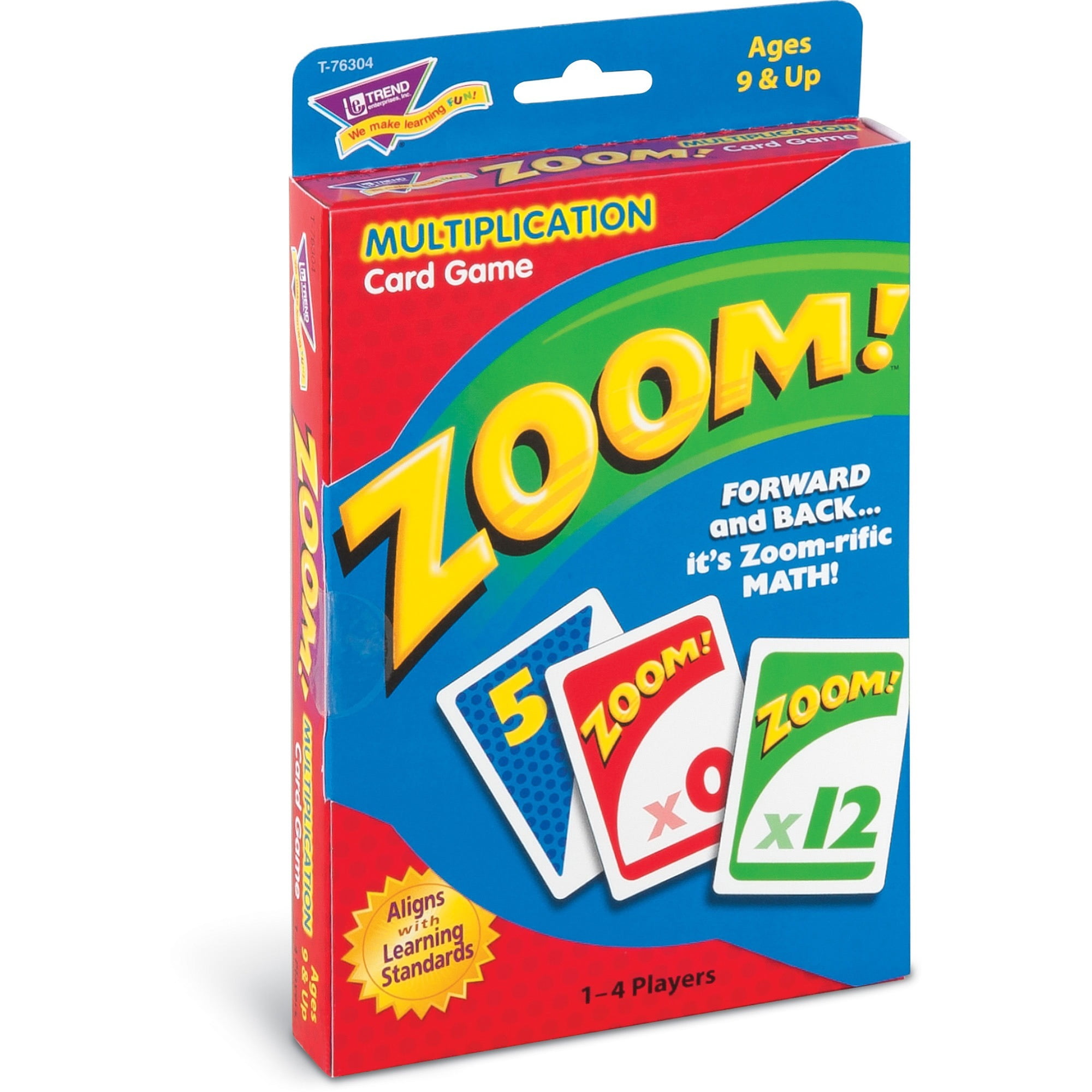 Trend Enterprises® Zoom Math Card Game, Ages 9 And Up - Walmart.com