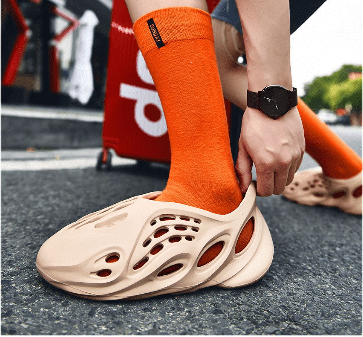 Foam Runner Shoes,Unisex Foam Runner Sneakers Pillow Cloud Sandals ...