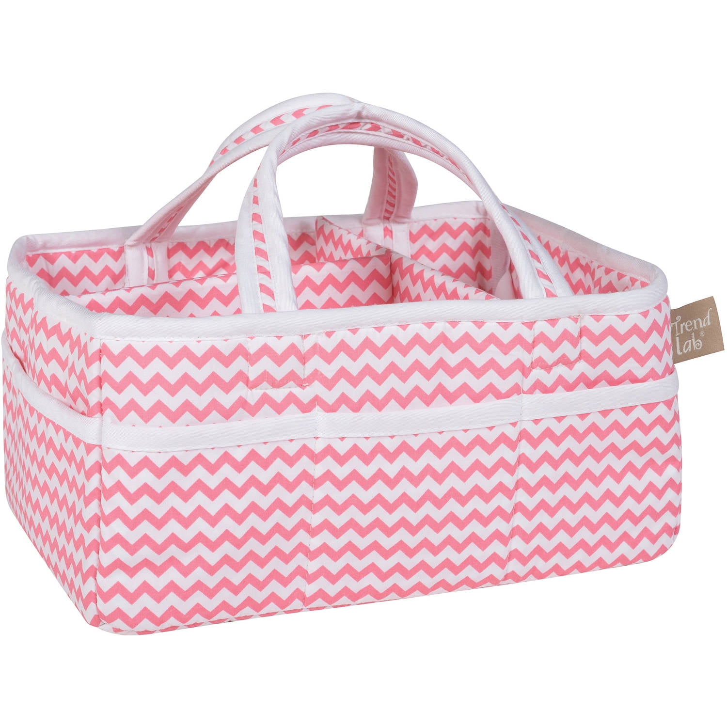 Trend Lab Storage Caddy, Coral Chevron. Perfect for your Nursery or any ...