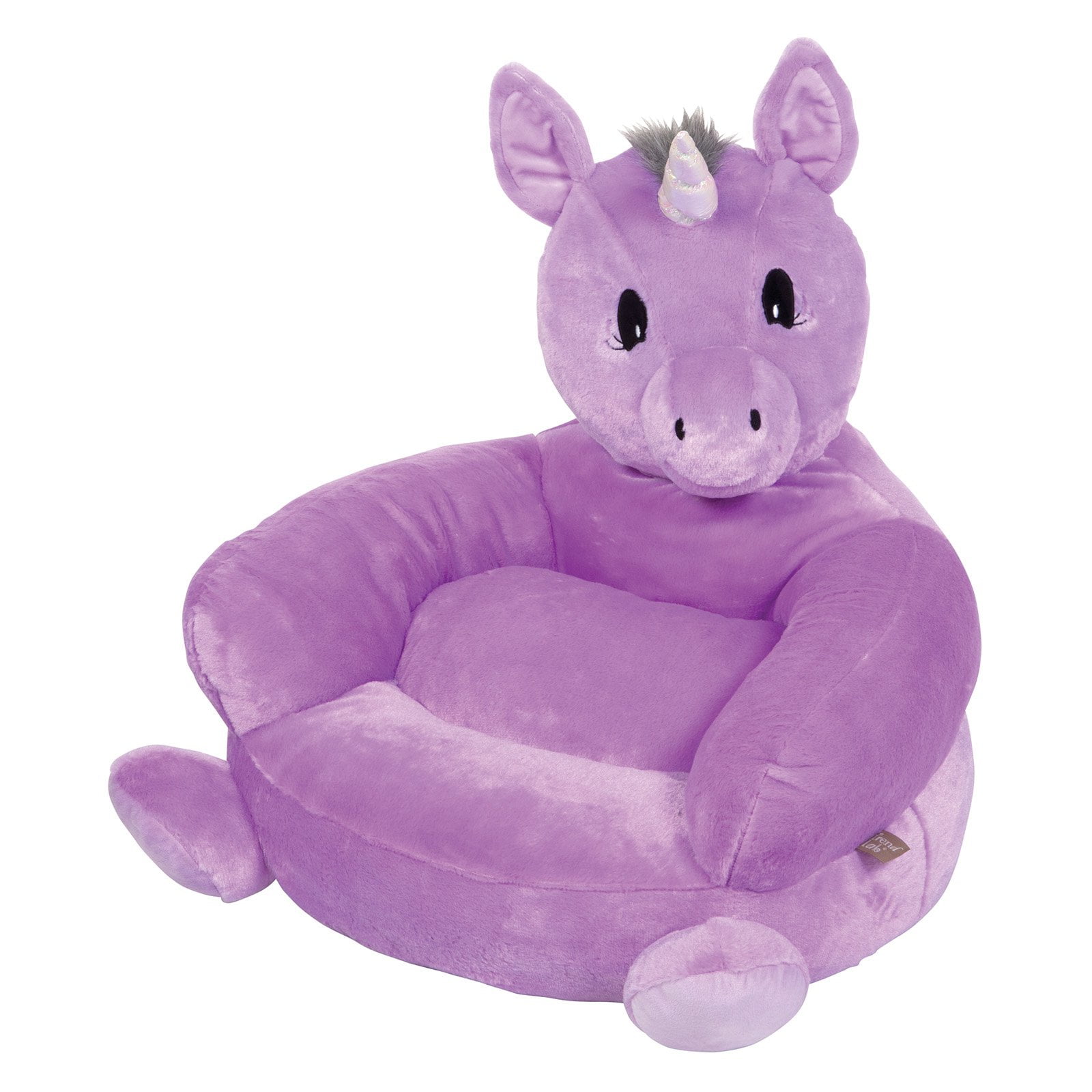Trend Lab Toddler Plush Purple Unicorn Character Chair - Walmart.com