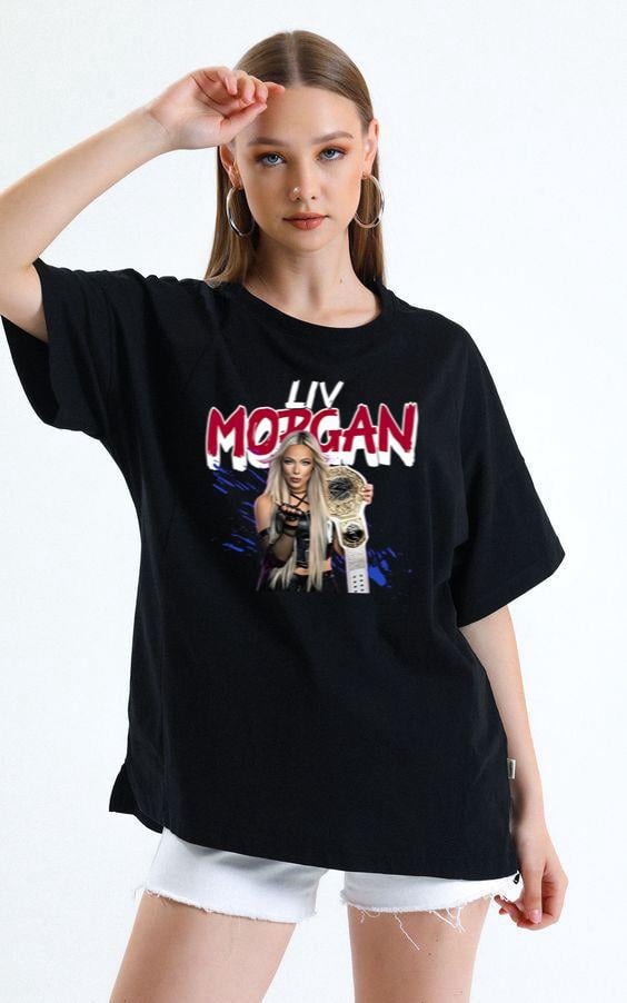 Trend Liv Morgan WWE Champion T-Shirt Black Cotton Adults, for men ...