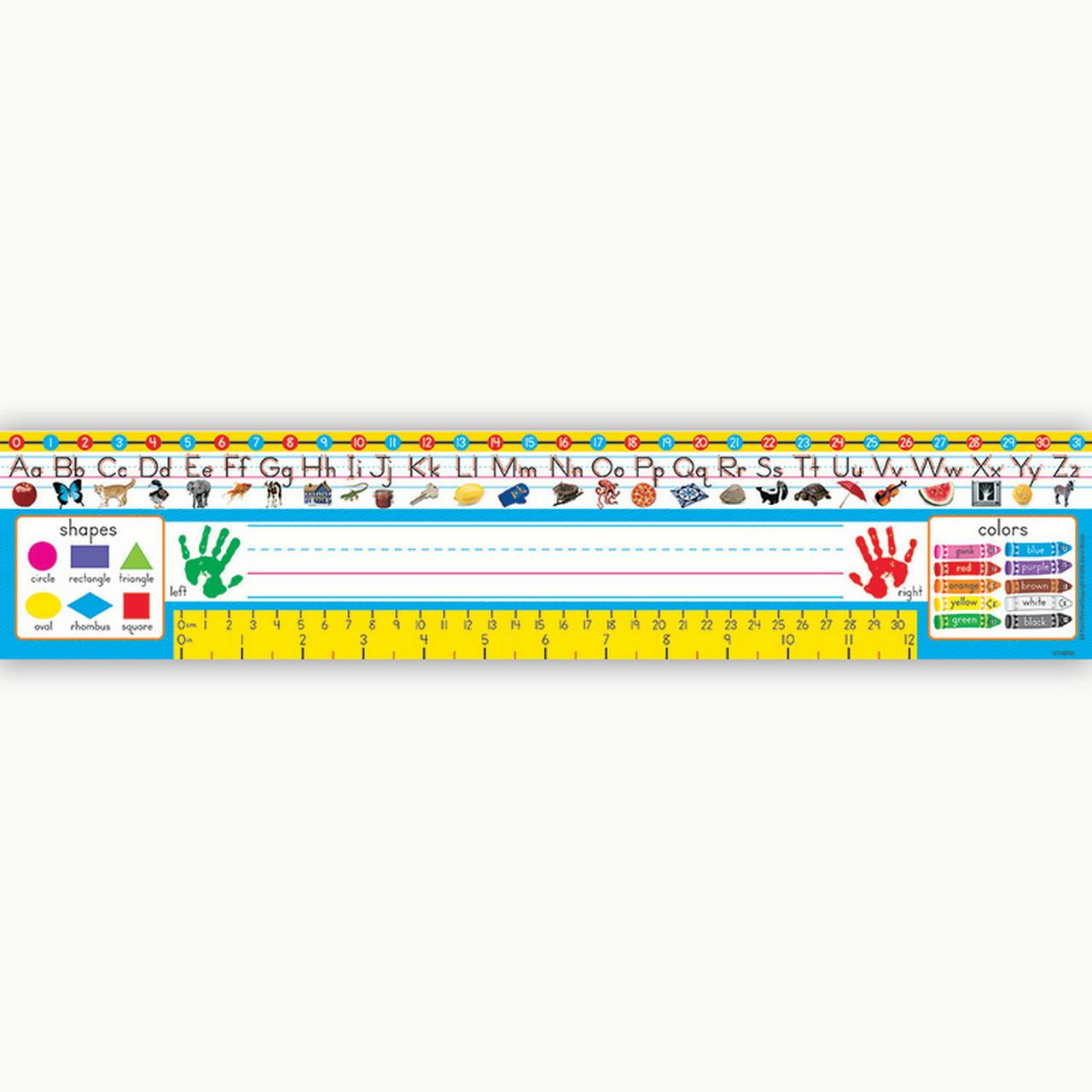 Trend PreK-1 Desk Toppers Reference Name Plates 3.75" Height x 18 ...