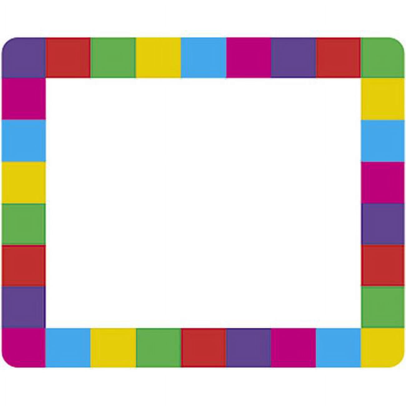 Trend Rainbow Plaid Name Badge Label - Walmart.com