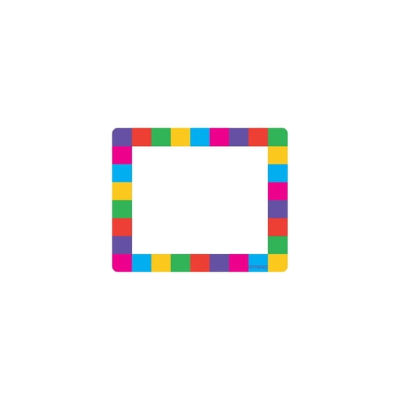 Rainbow Plaid Terrific Labels, 36 ct - Walmart.com