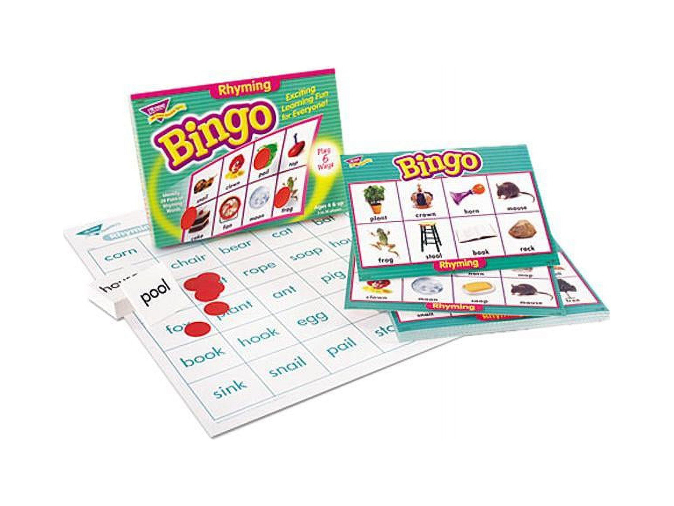 Trend Enterprises Rhyming Bingo Game - Walmart.com