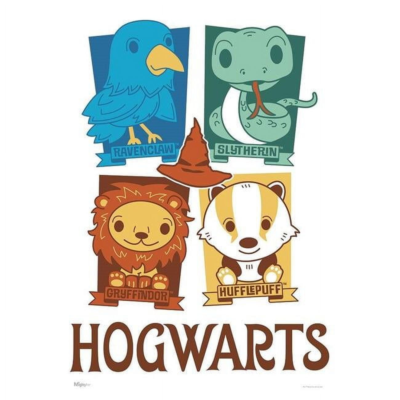 Trend Setters Harry Potter Chibi Hogwarts Houses MightyPrint Wall Art ...