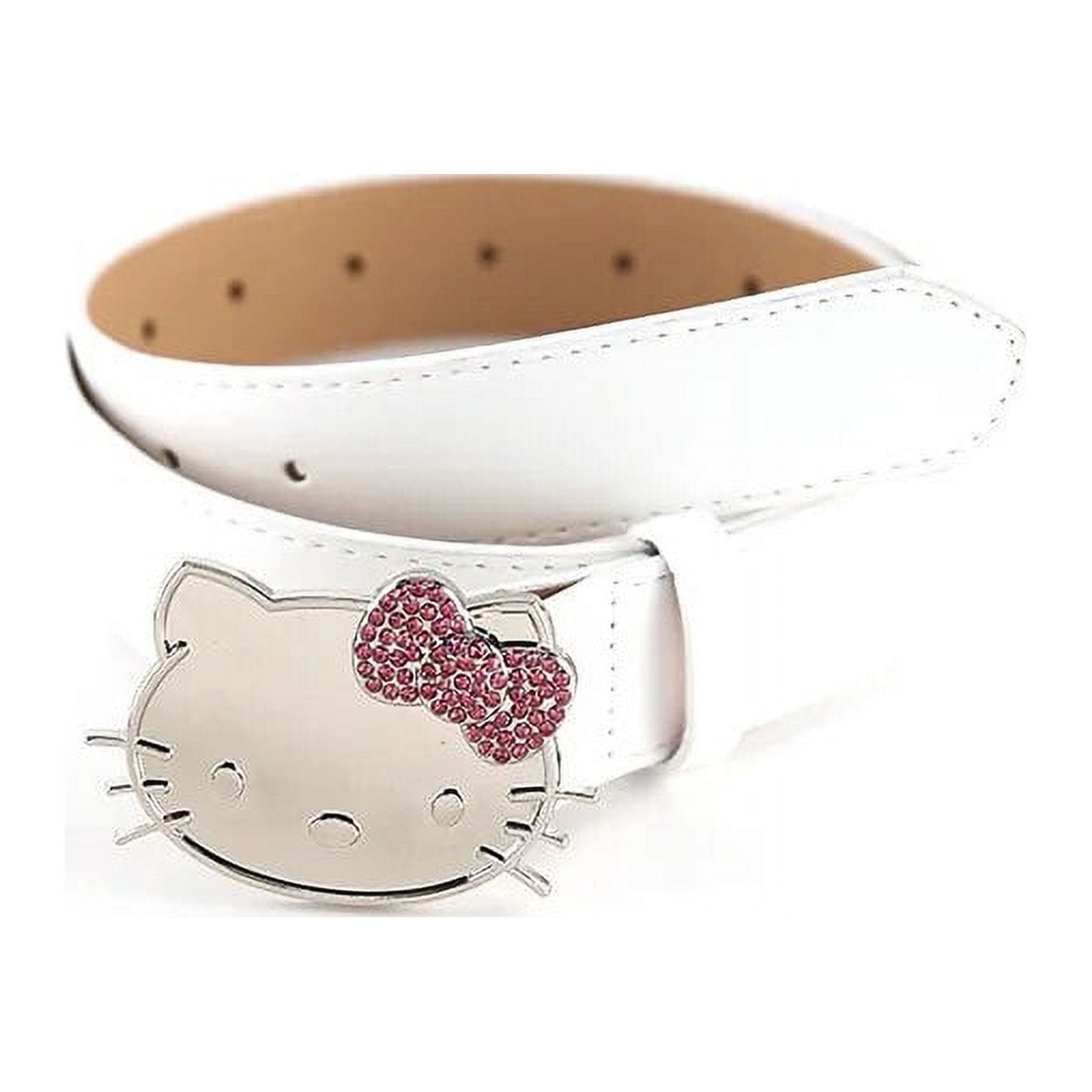 Trend Summer New Sanrio Hello Kitty Rhinestone Buckle Buckle Head Belt ...