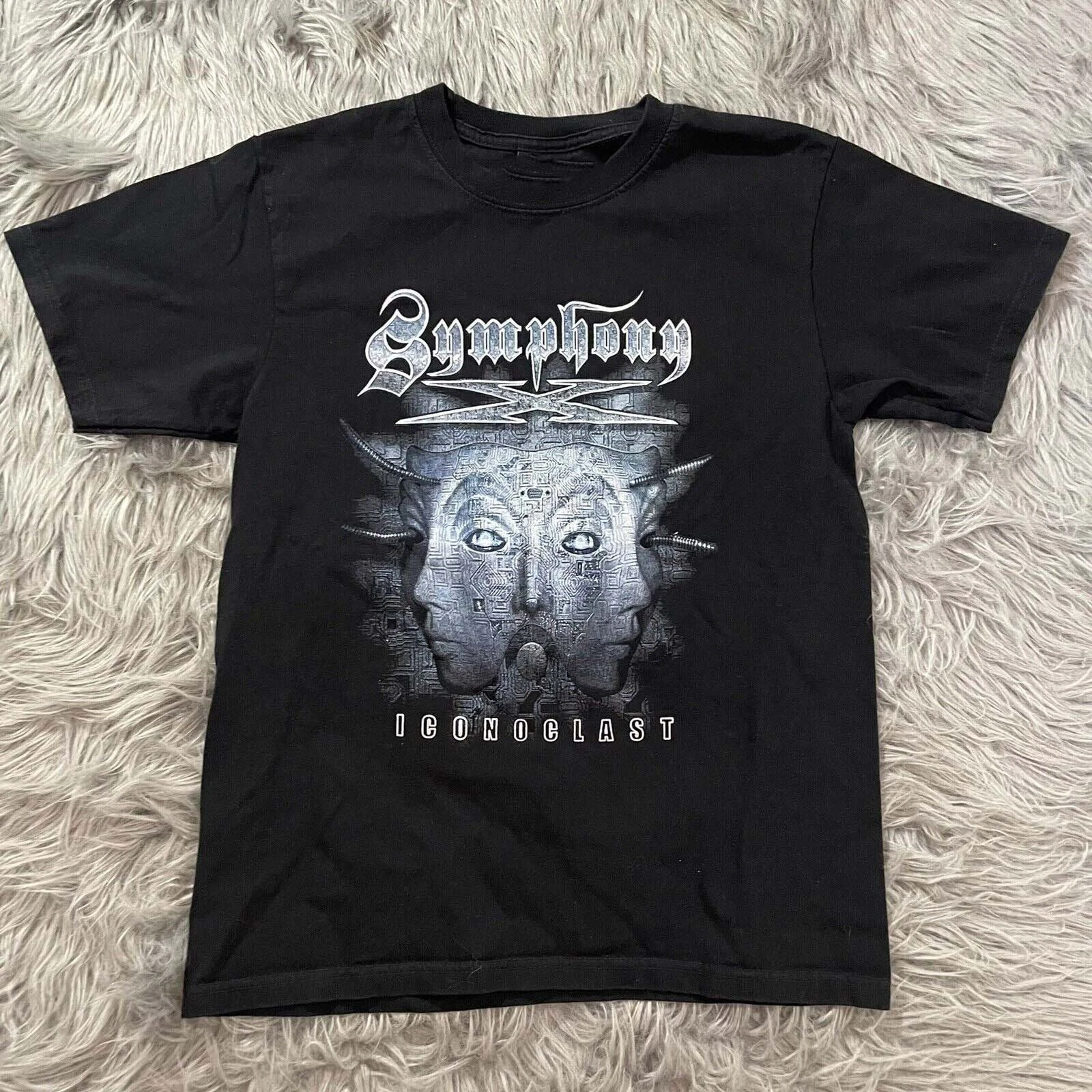 Trend Symphony X Band 100% Cotton Shirt Black Unisex NI846 - Walmart.com