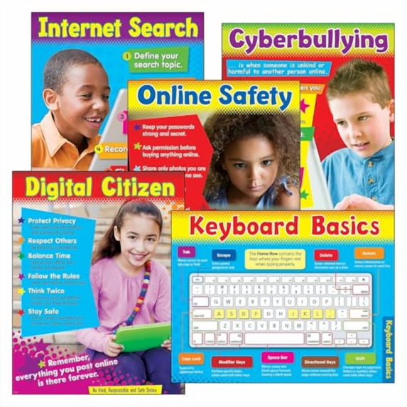 Trend Technology Learning Charts Combo Pack, 17-inch x 22-inch (T-38961 ...