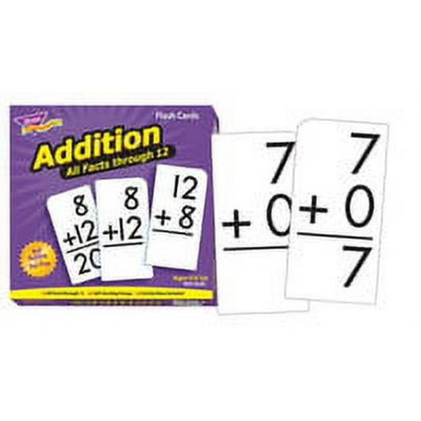Trend, Tep53201, Addition All Facts Through 12 Flash Cards, 169 / Box ...