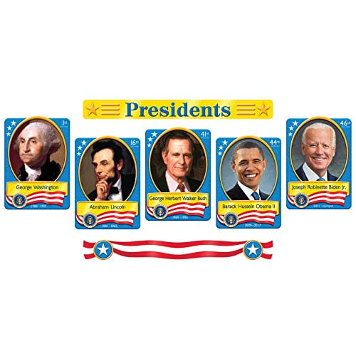 Trend U.S. Presidents Bulletin Board Set, Classroom Decor - Walmart.com
