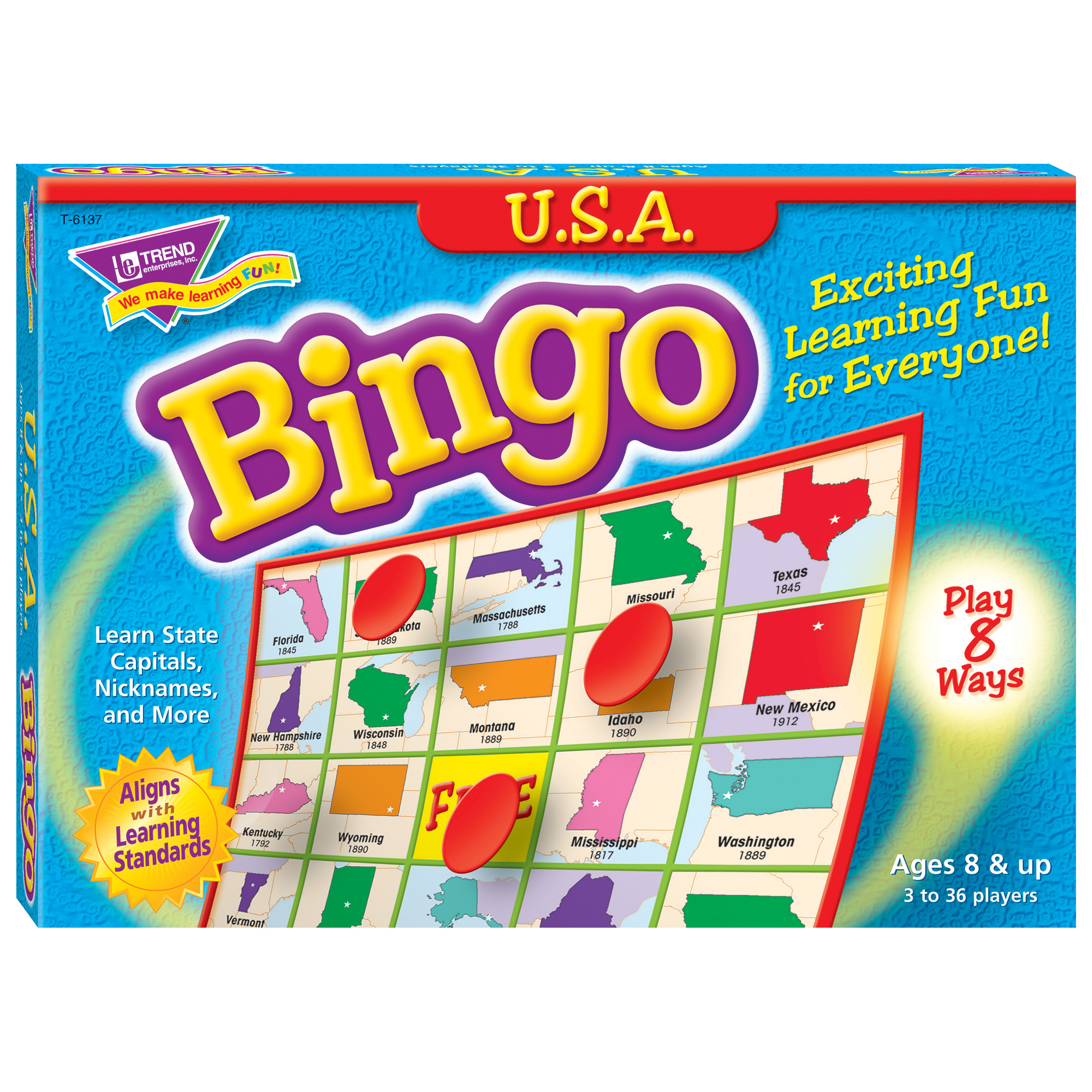 Trend Usa Bingo Game - 3 to 36 Players - Walmart.com
