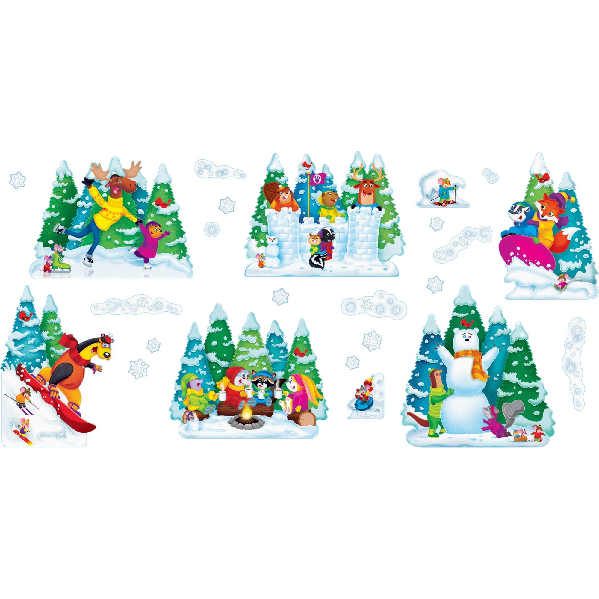 Trend Wonderful Winter Bulletin Board Set - Learning, Fun Theme/Subject ...