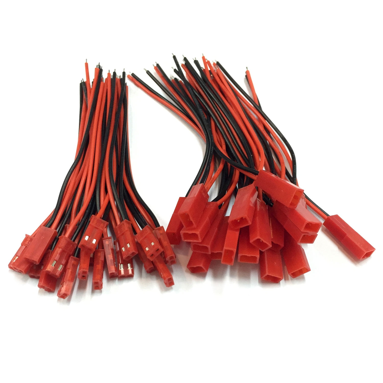 TrendBox 20 Pairs (20 Female+20 Male) 10cm 100mm 3.93inches 2Pin JST ...