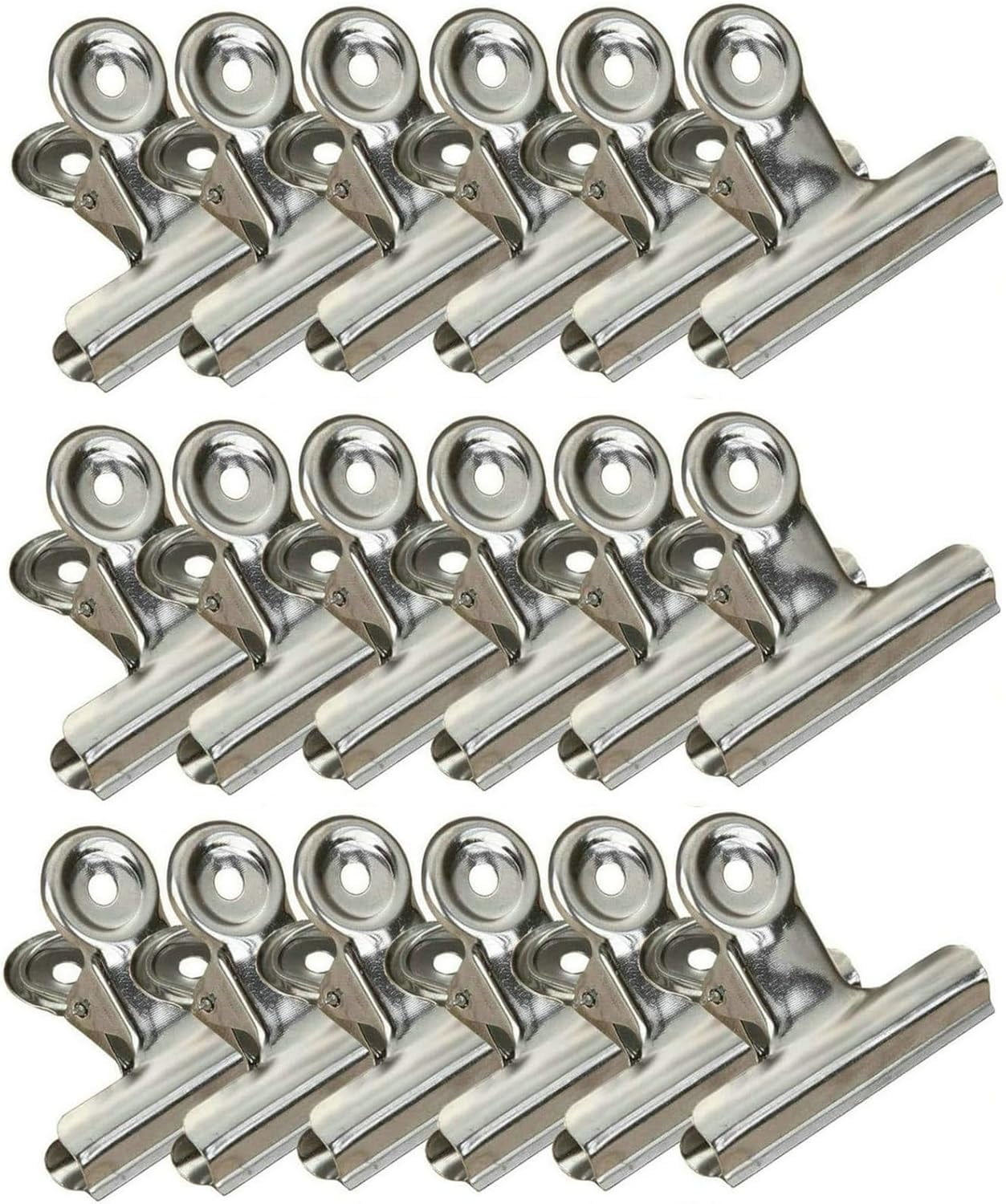 TrendMallOasis 18 Pack Stainless Steel Chip Bag Clips Heavy Duty Food ...
