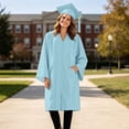 TrendOFT Adult Graduation Gowns Woven Matte Finish With Pockets ...