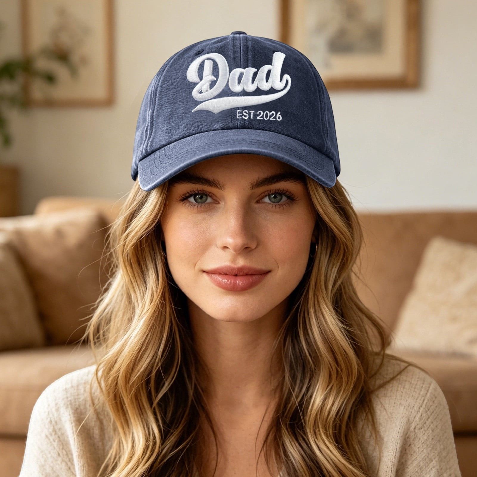 TrendOFT Baseball Caps Washed Cotton Dad Mom Embroidery 3D Vintage ...